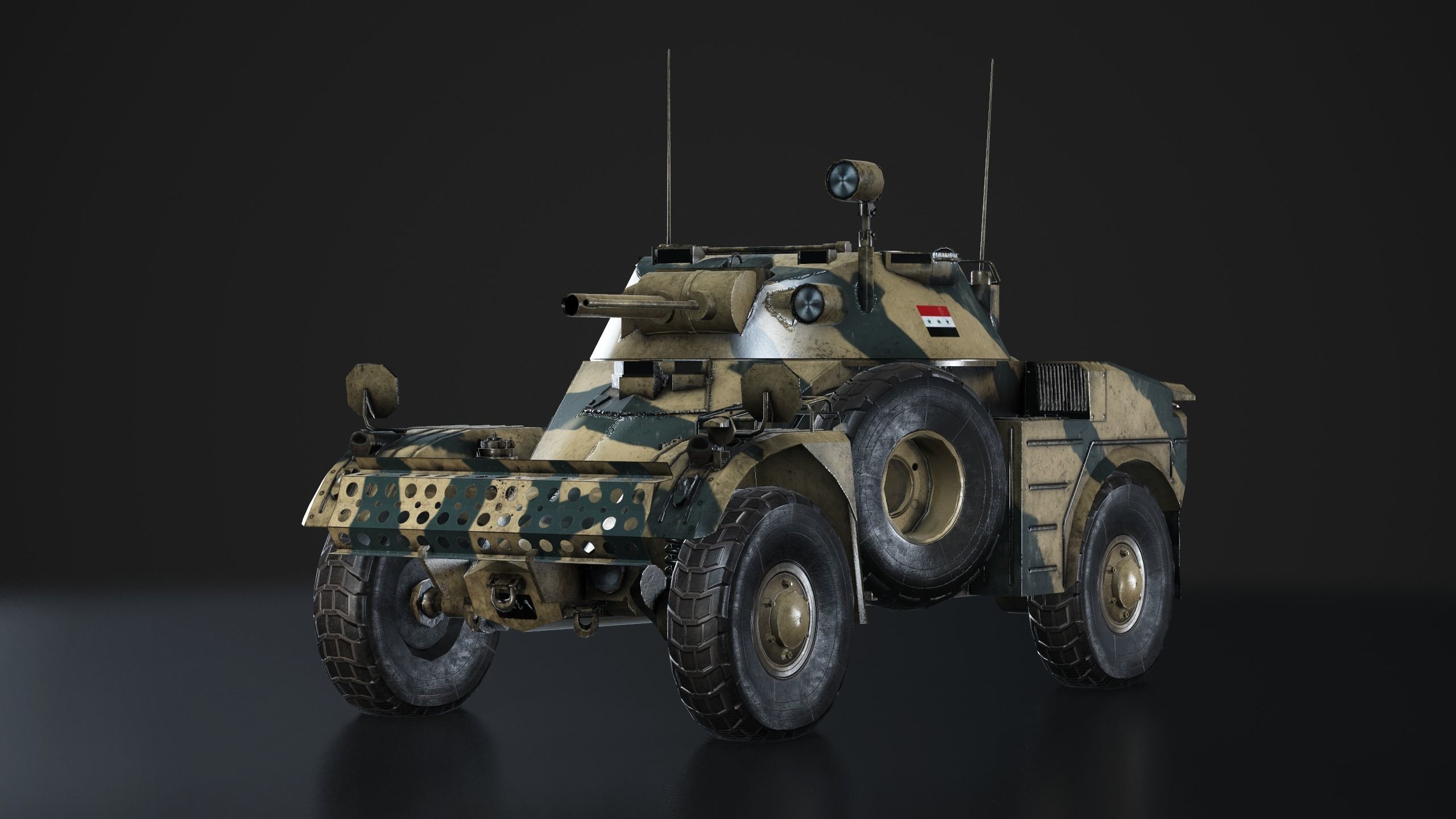 AML-60-12 Iraqi army 3D model | CGTrader