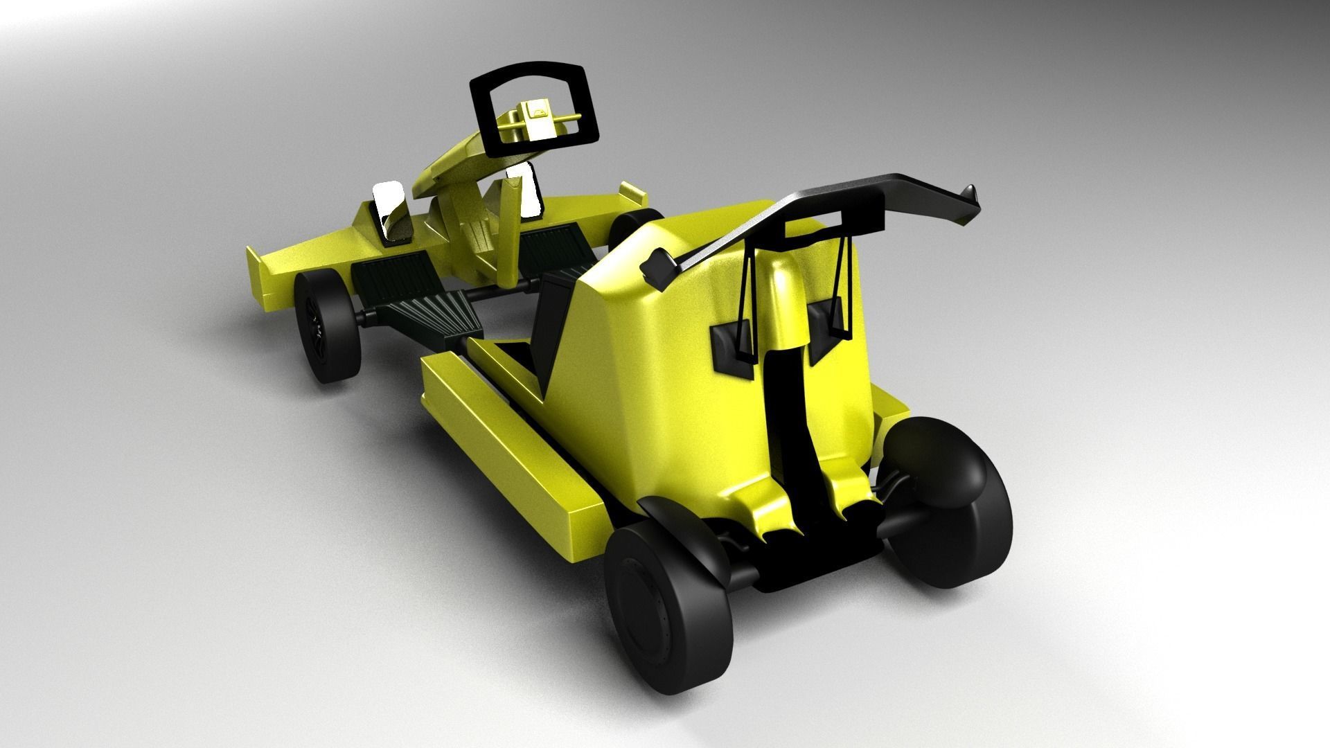 Go Kart Racing Car 3D model | CGTrader