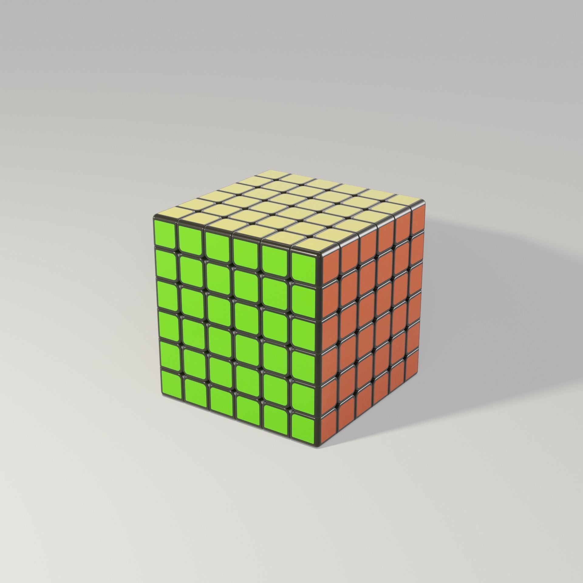 Rubiks Cube 6x6 3D model | CGTrader