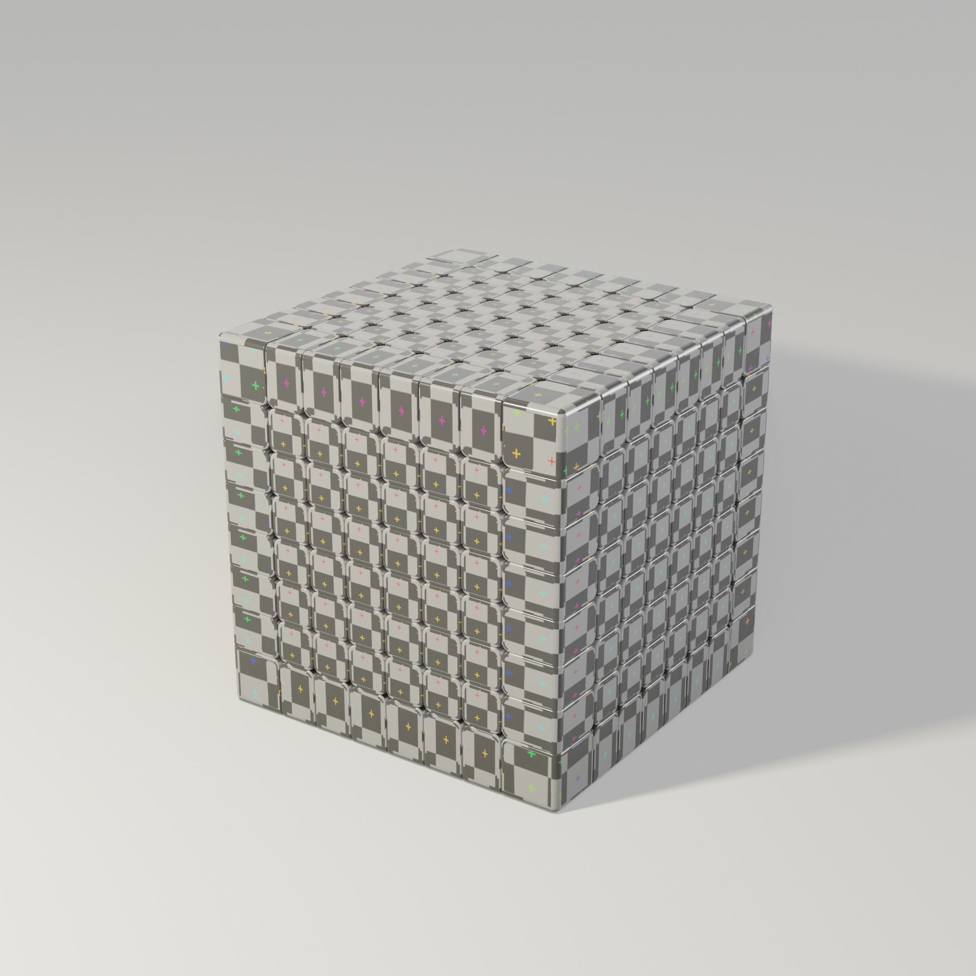 Rubiks Cube 8x8 3D model | CGTrader