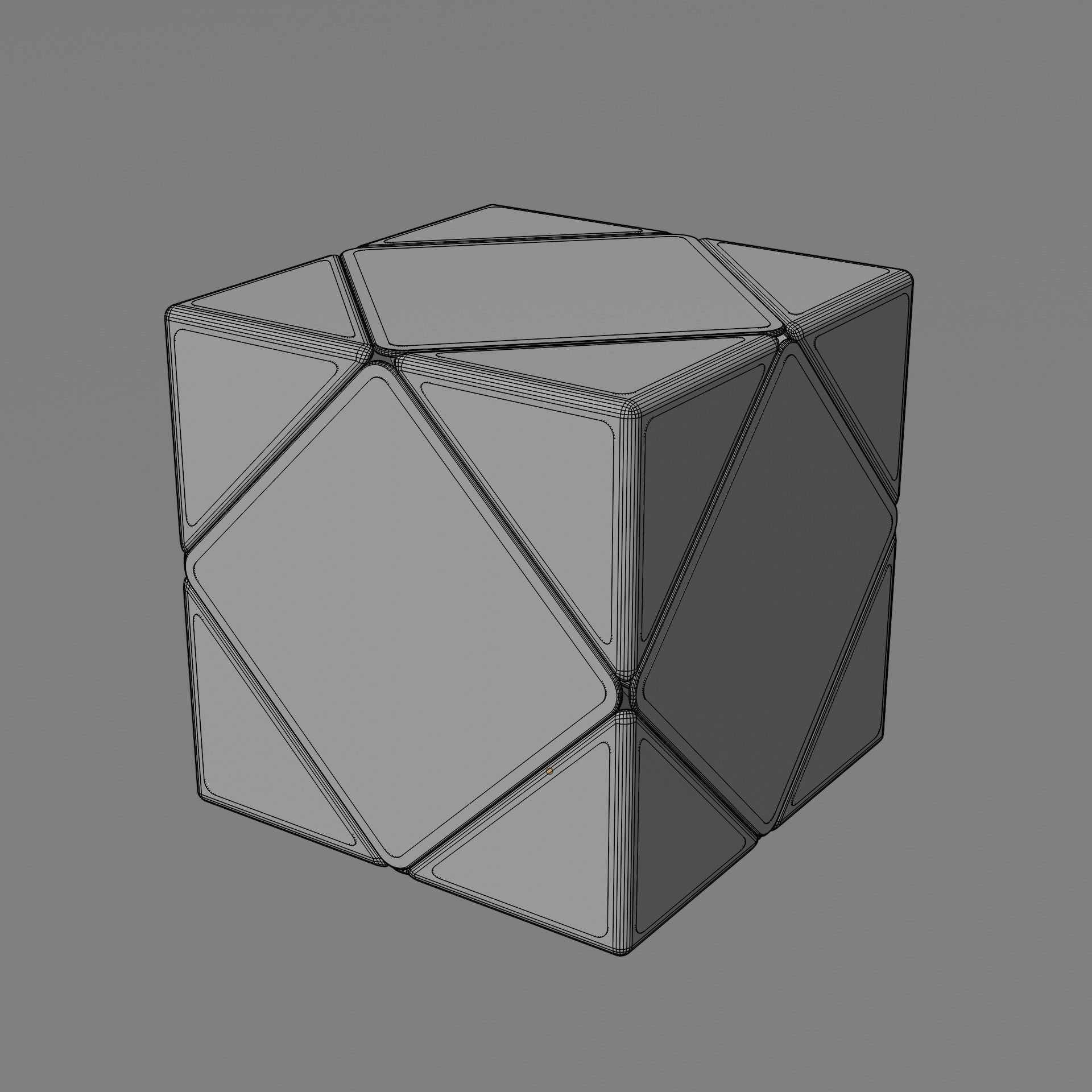 Rubiks Cube Skewb 3D model | CGTrader
