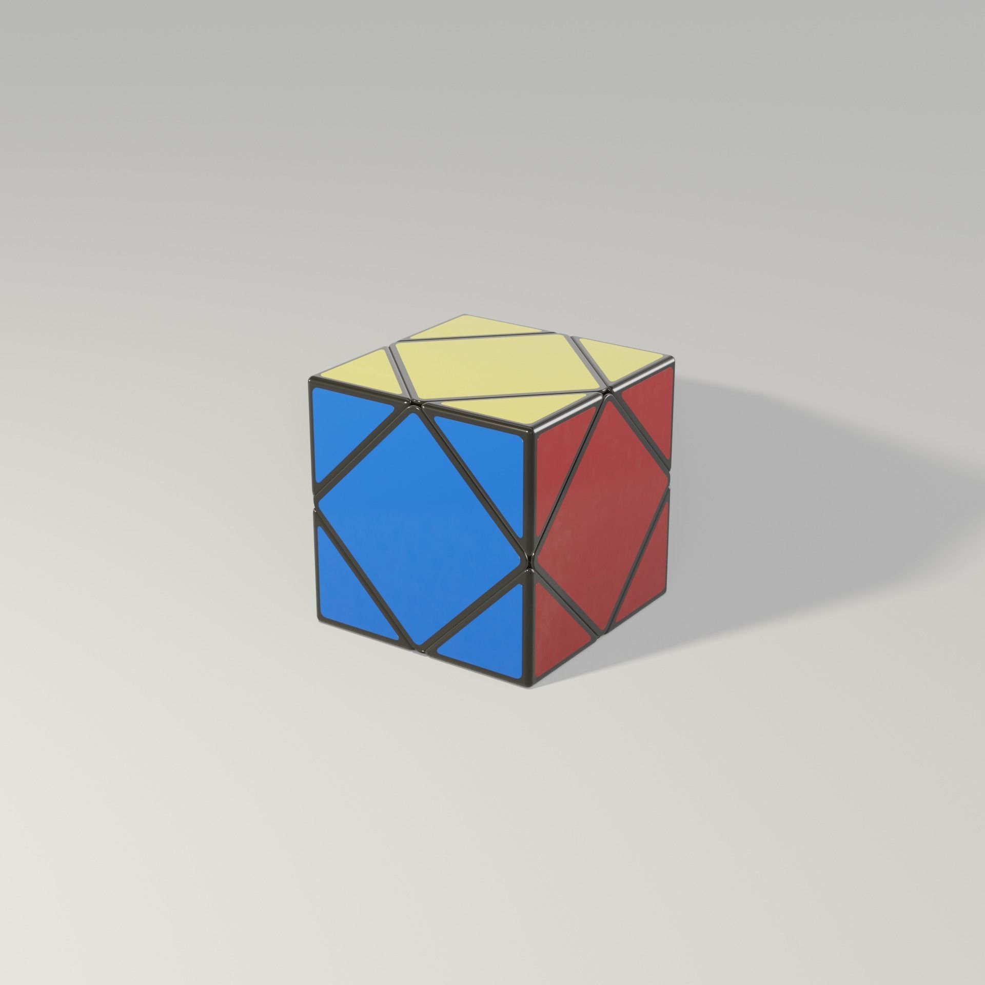 Rubiks Cube Skewb 3D model | CGTrader