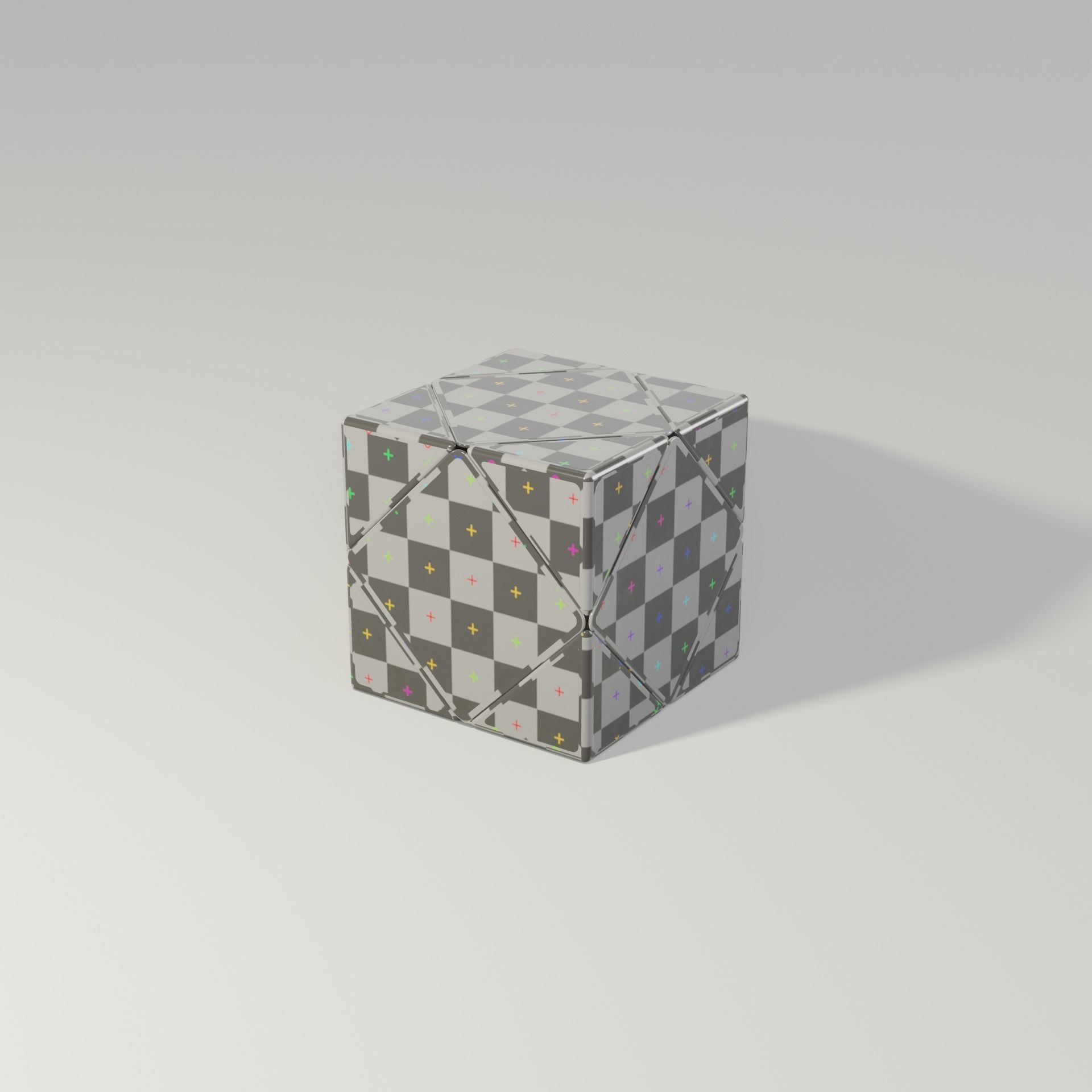 Rubiks Cube Skewb 3D model | CGTrader