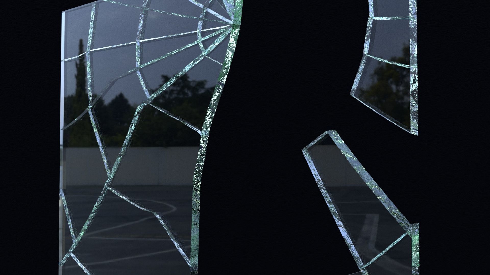 Broken Glass Asset Pack 3D model | CGTrader