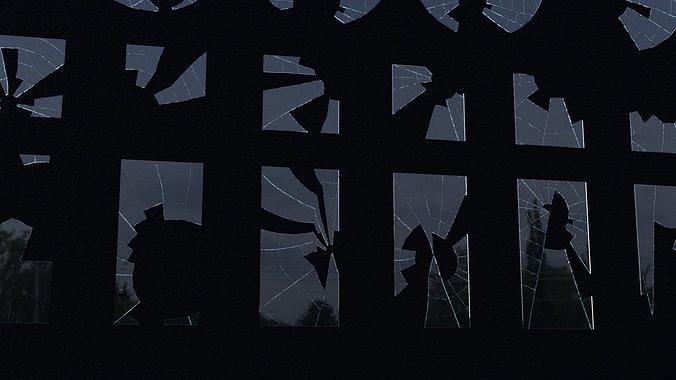 Broken Glass Asset Pack 3D model | CGTrader