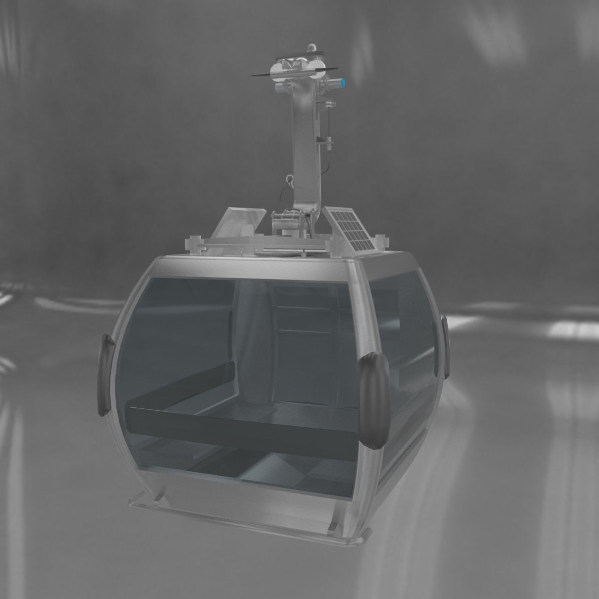 3D model Ropeway Cabine VR / AR / low-poly | CGTrader