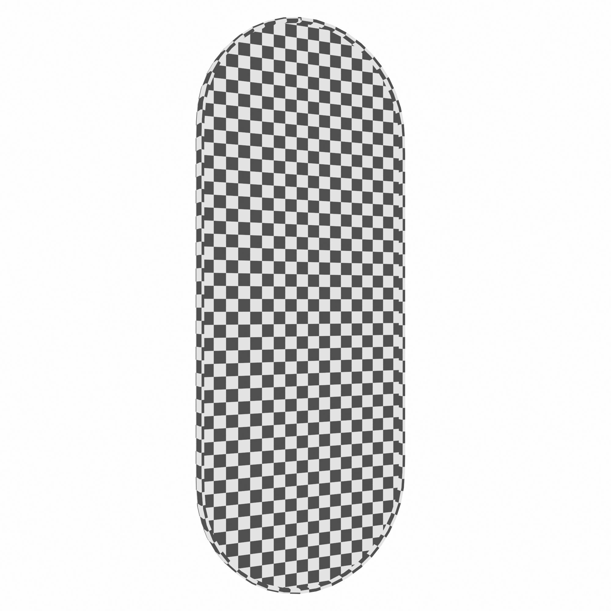 Pill Shape Modern - Contemporary Vanity Mirror 3D model | CGTrader