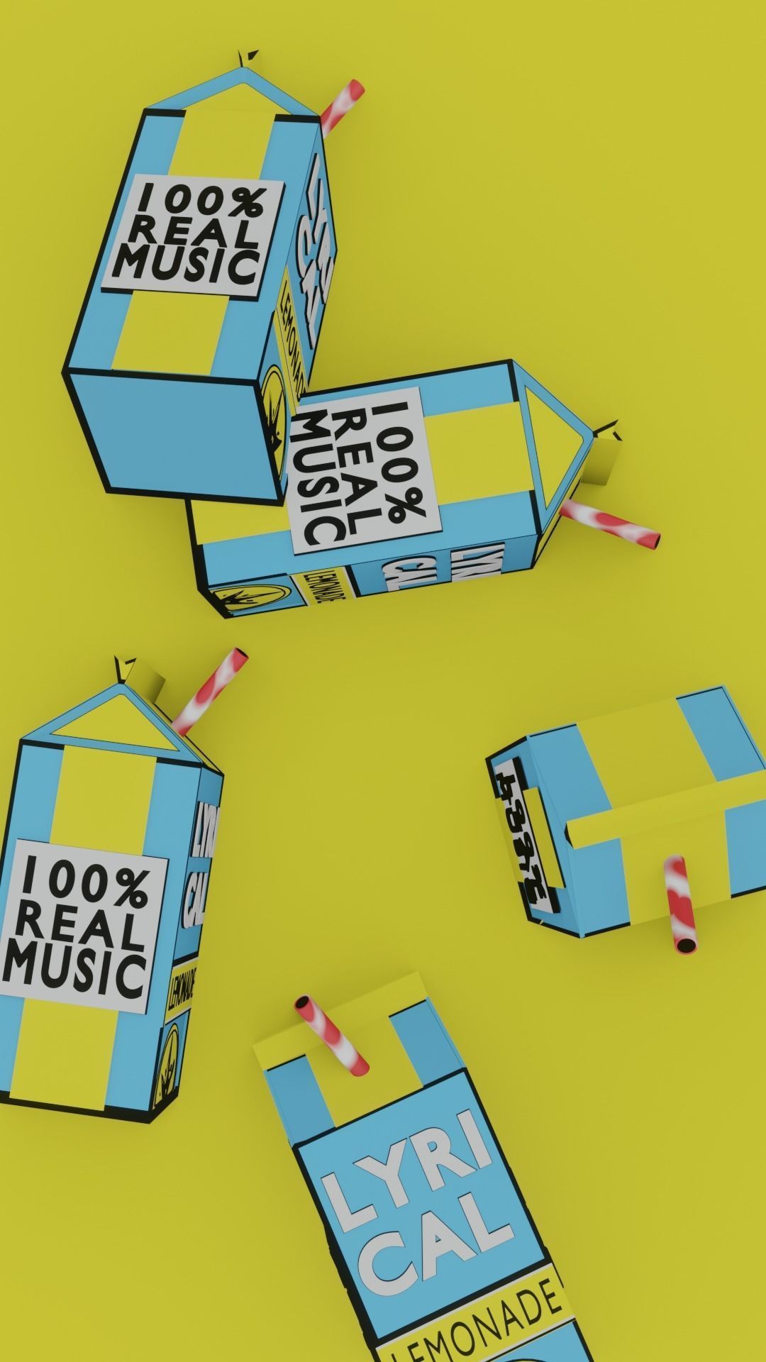 Lyrical Lemonade 3d logo free VR / AR / low-poly 3D model | CGTrader