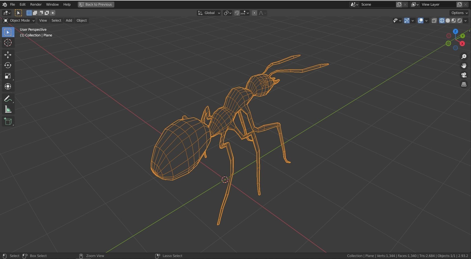 3D model Low-poly Ant VR / AR / low-poly | CGTrader
