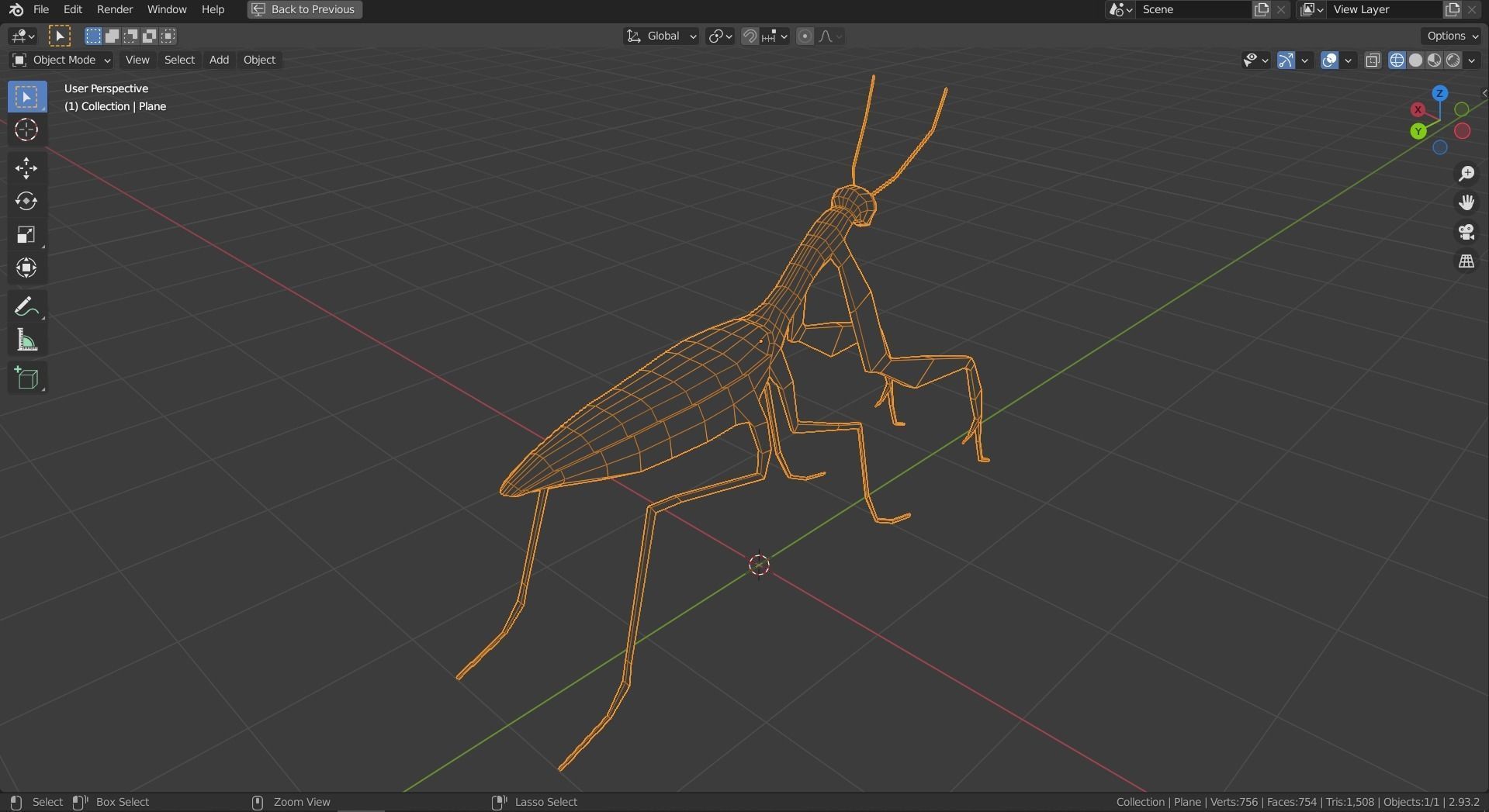 3D model Low-poly Mantis VR / AR / low-poly | CGTrader