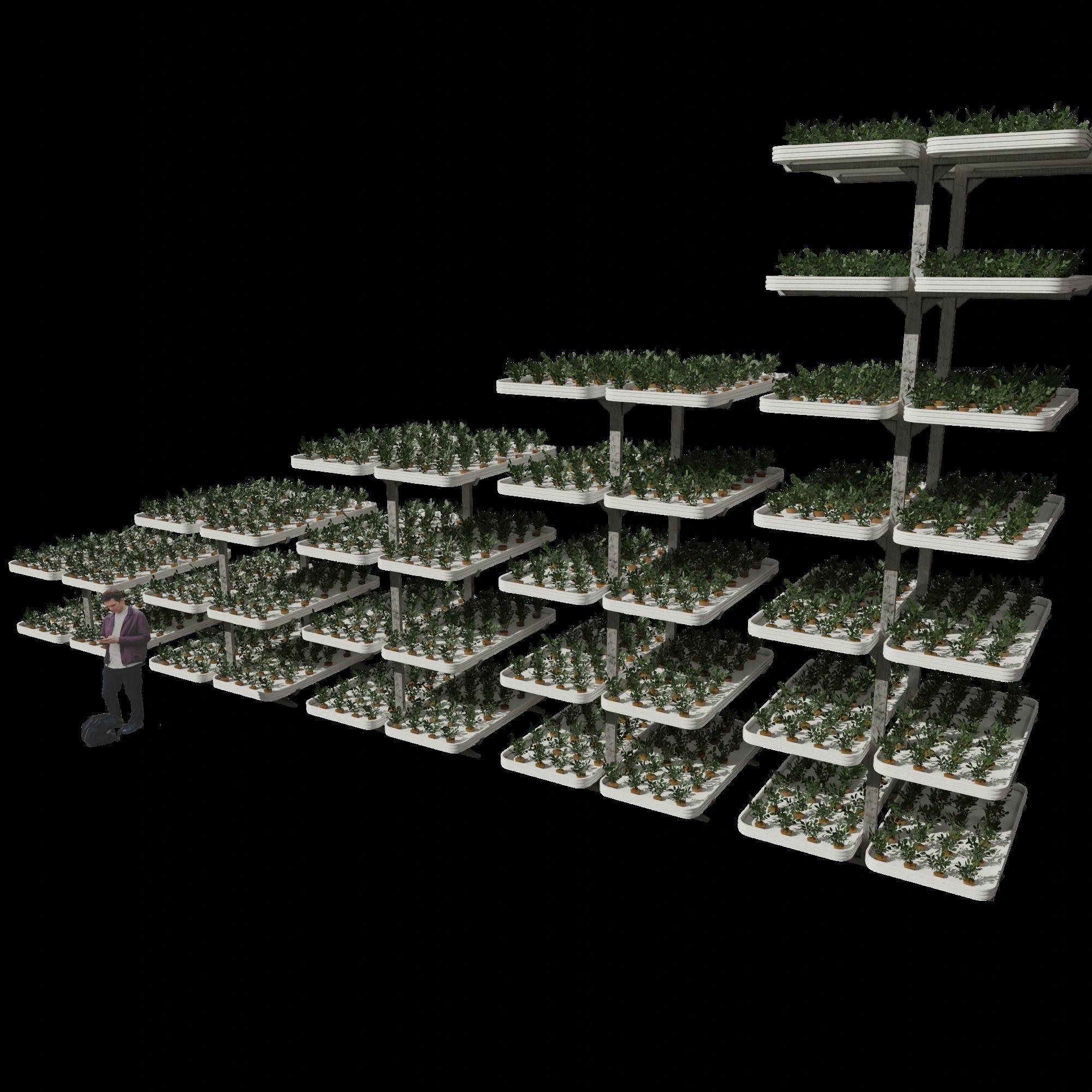 Vertical farm hydroponic 3D model | CGTrader