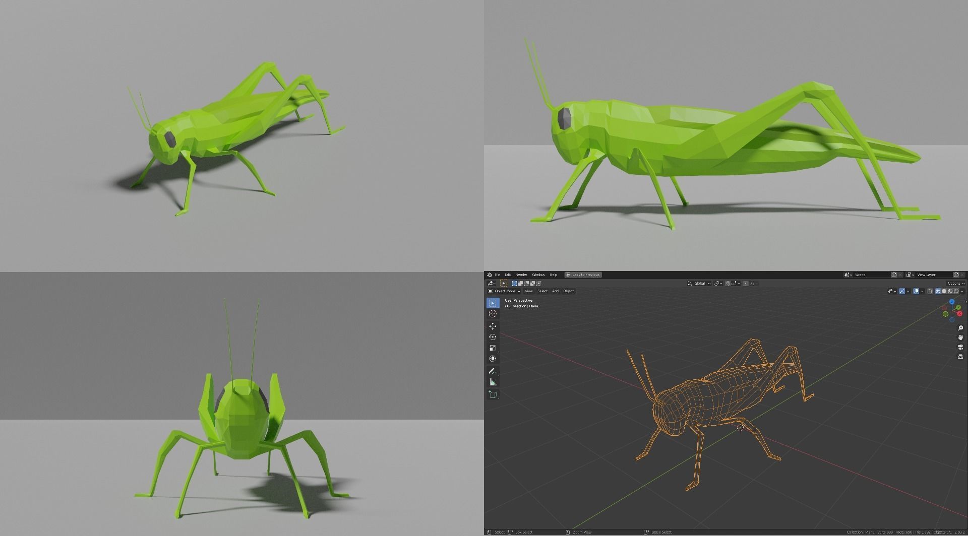 3D model Insects Pack VR / AR / low-poly | CGTrader
