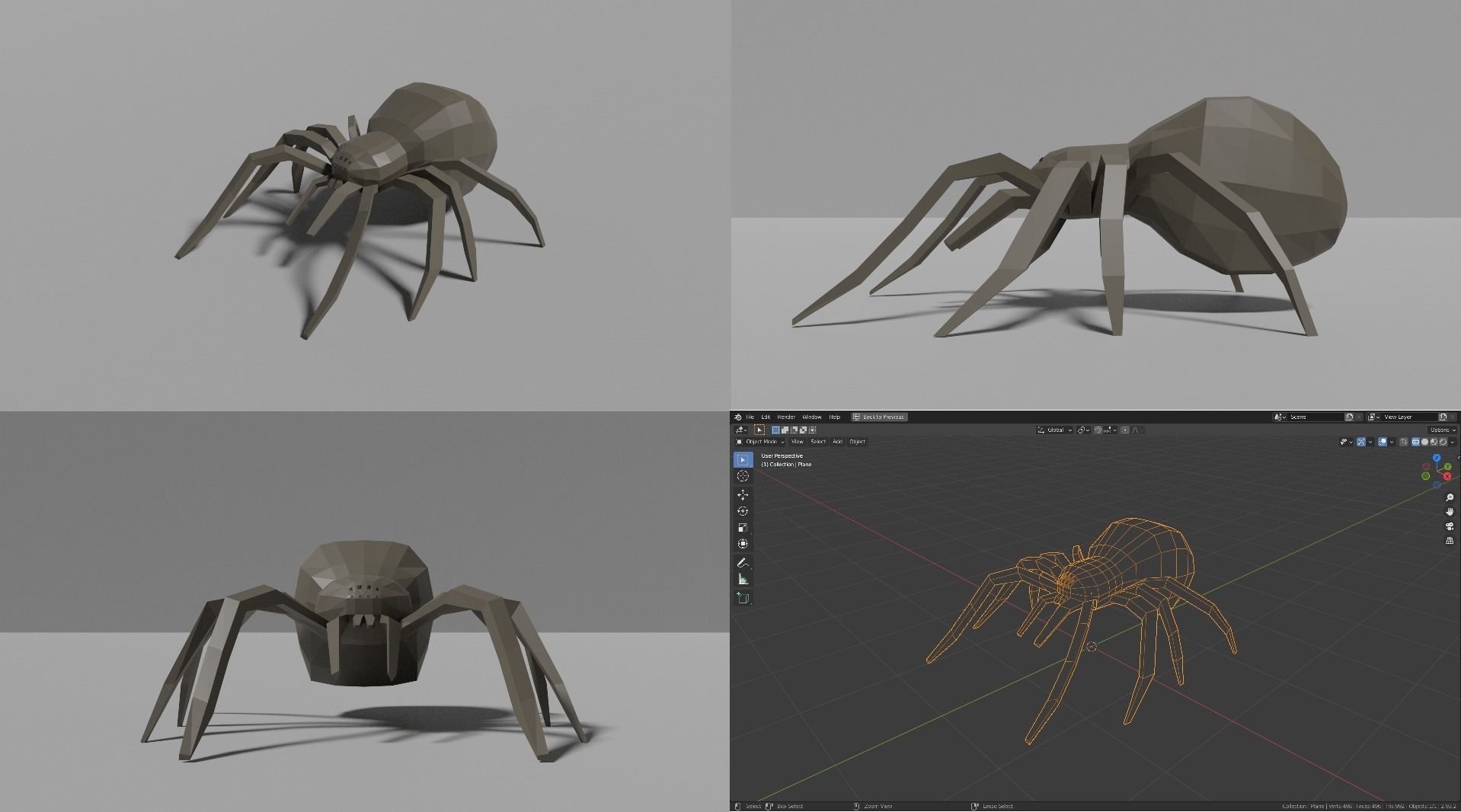 3D model Insects Pack VR / AR / low-poly | CGTrader