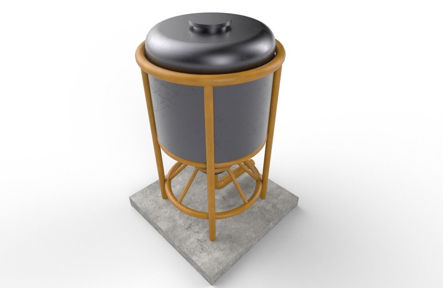 3D model liquid tank M5 VR / AR / low-poly | CGTrader