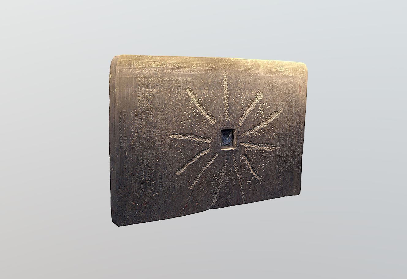 3D model Shabaka Stone - Ancient Egypt VR / AR / low-poly | CGTrader