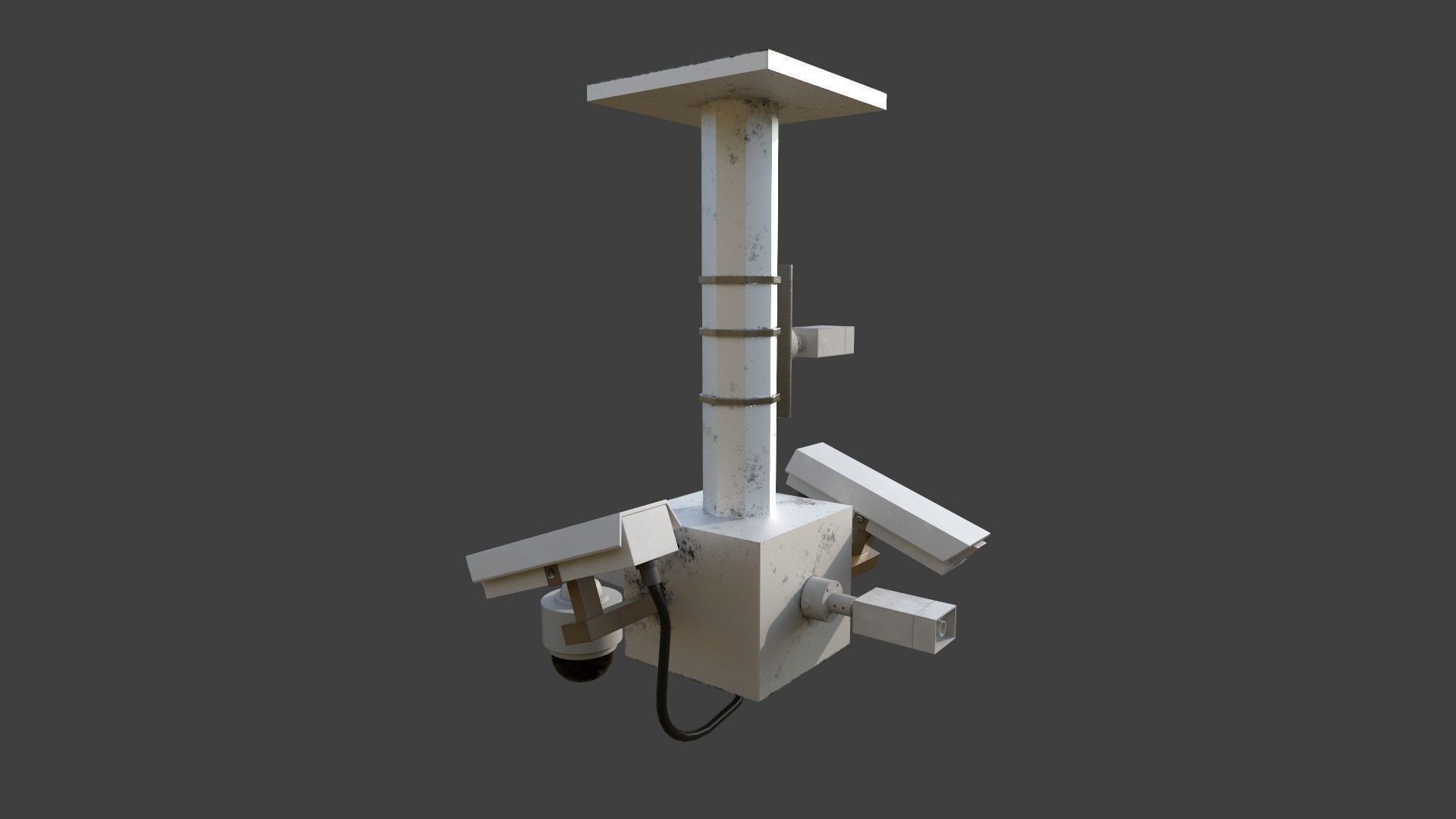 Security Camera free 3D model | CGTrader