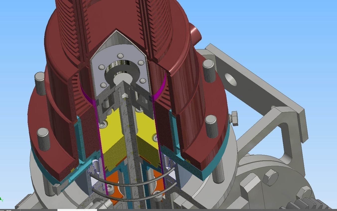stirling engine model 3D 3D model | CGTrader