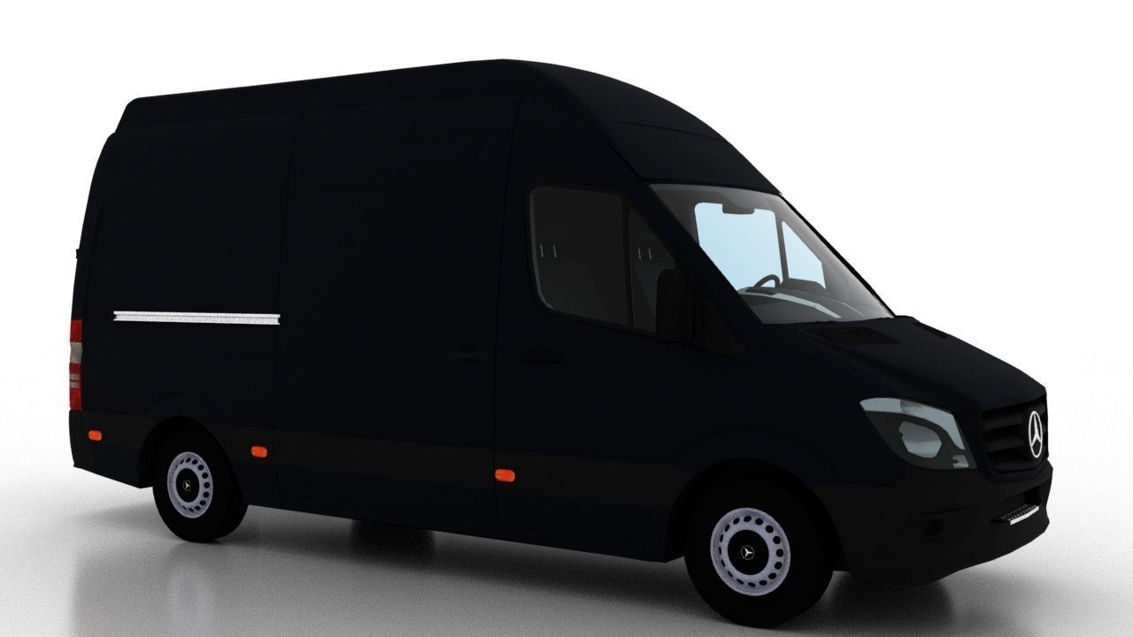 Mercedes Benz Sprinter L2H3 2015 Cargo EU 3D model | CGTrader