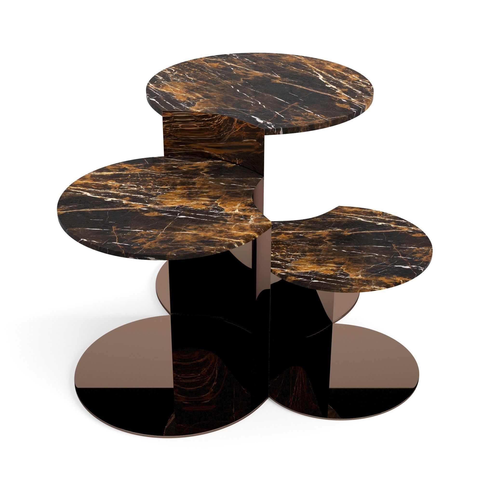 Visionnaire Granger Coffee Tables Set 3D model | CGTrader