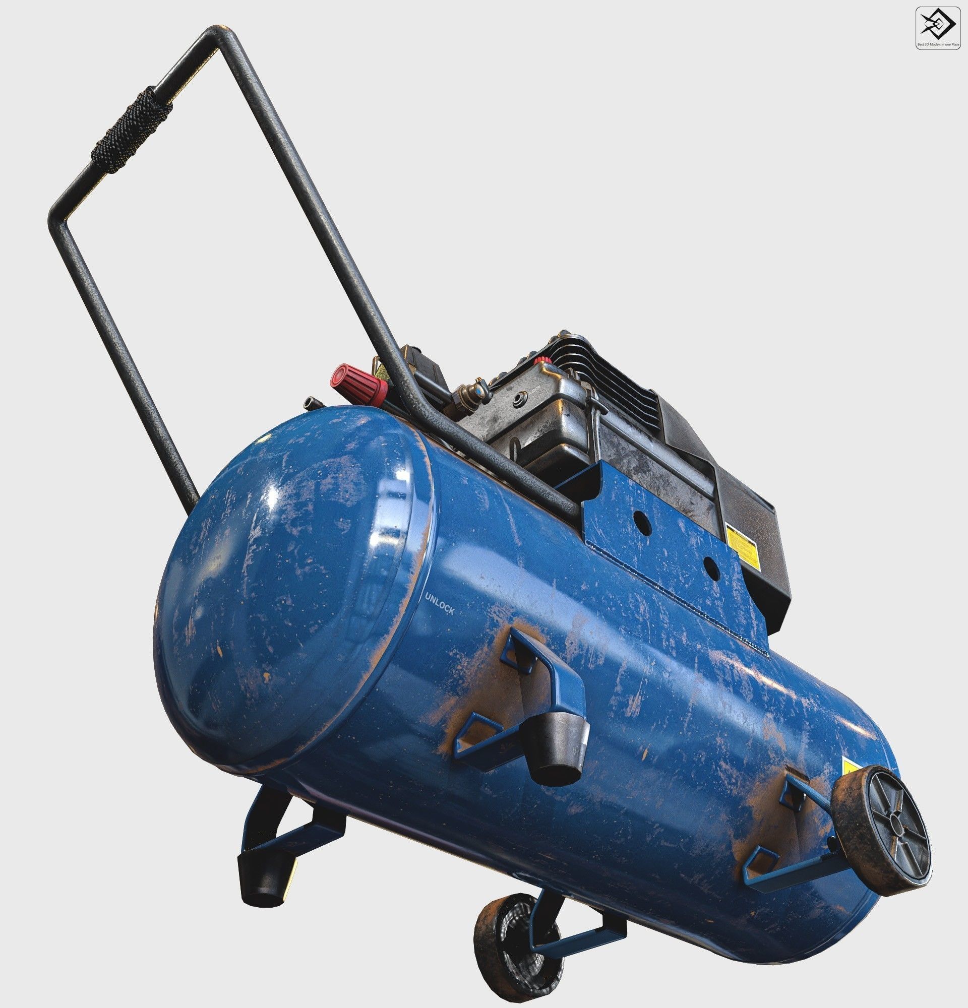 3D model Air Compressor VR / AR / low-poly | CGTrader