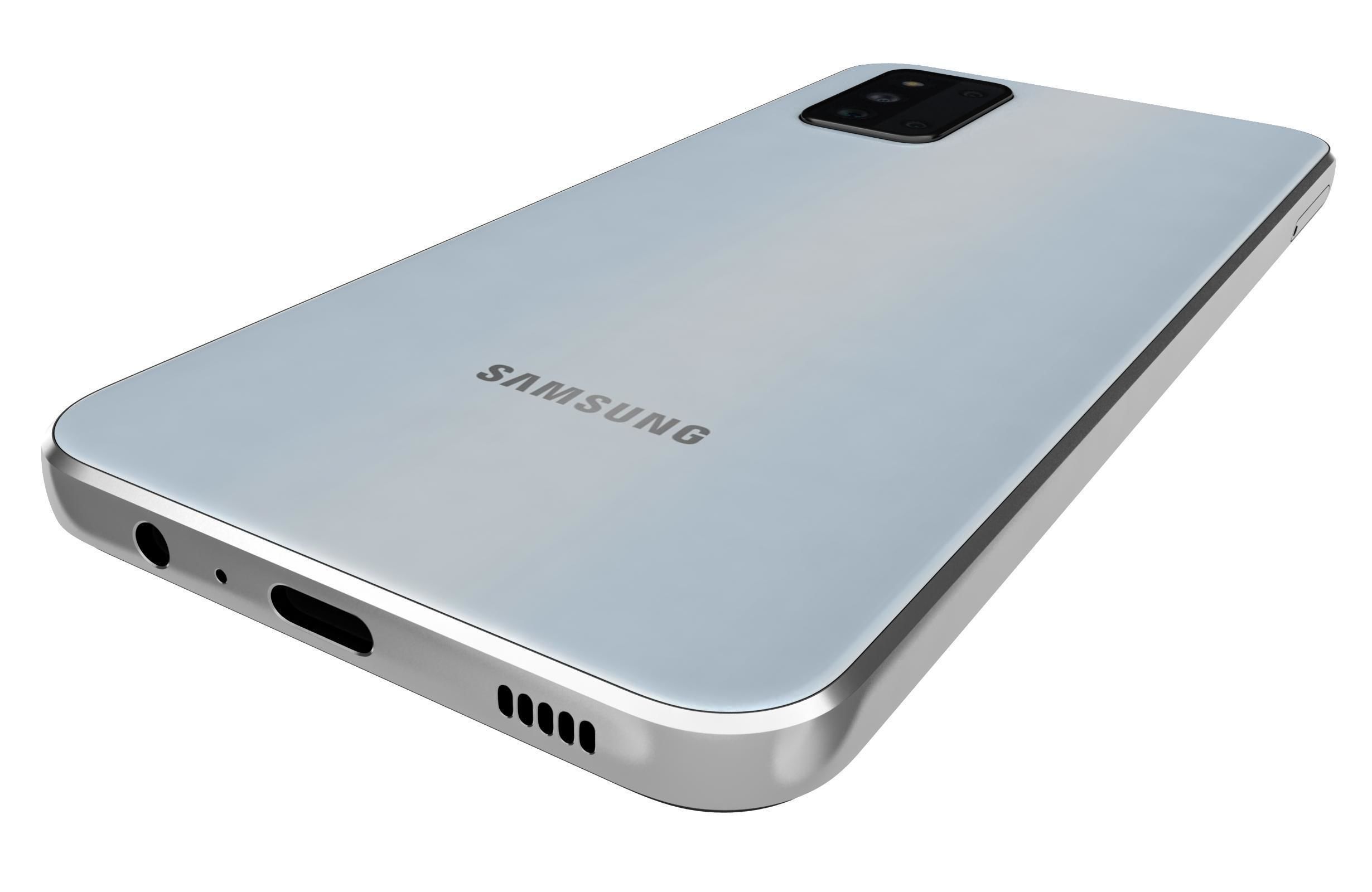 Samsung Galaxy F52 5G White 3D model | CGTrader