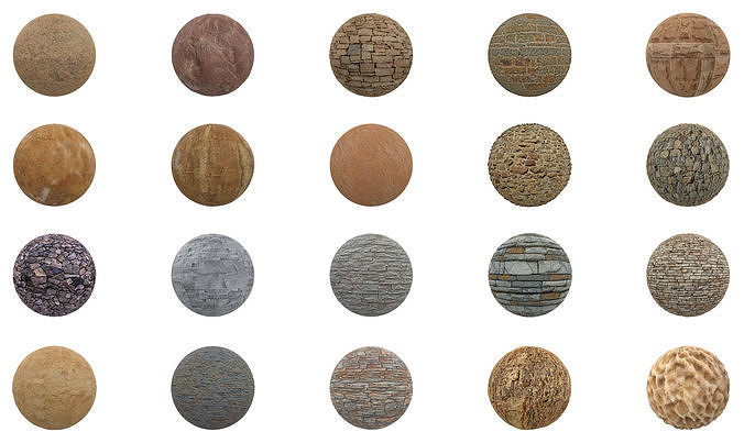 Stone PBR vol 1 pack 20 Texture | CGTrader