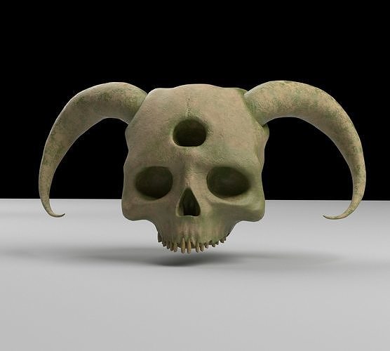 Demon Skull 3D model | CGTrader