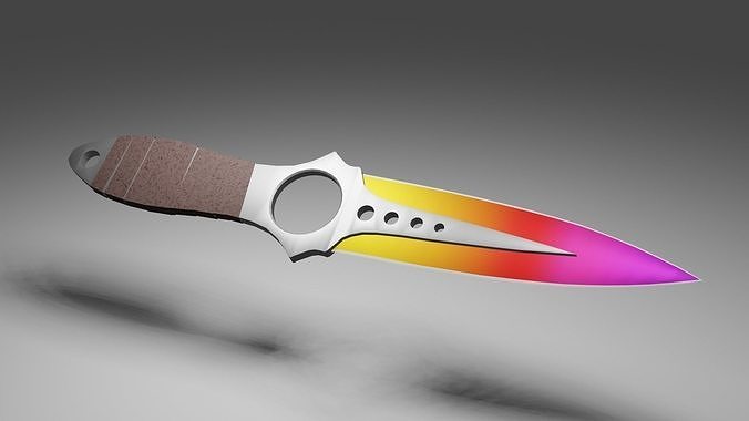 Knife the skeleton CS GO 3D model | CGTrader