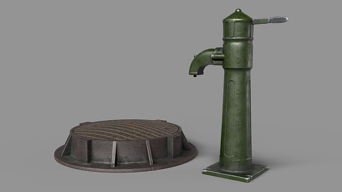 3D model Soviet union hand water pump VR / AR / low-poly | CGTrader