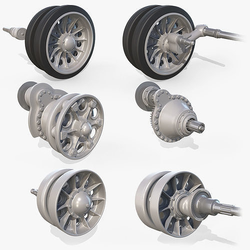 T-34 Tank Wheels Late 3D model | CGTrader