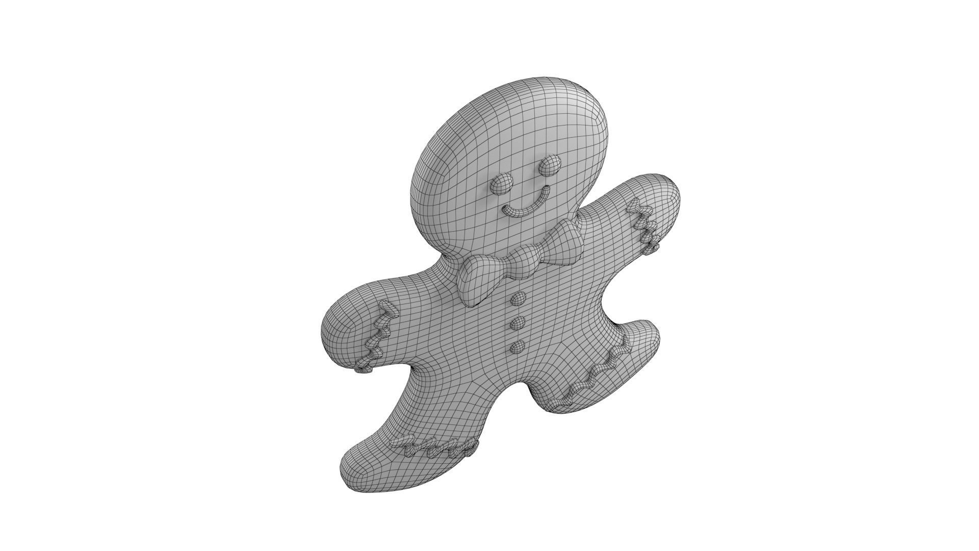 Gingerbread man 3D model | CGTrader