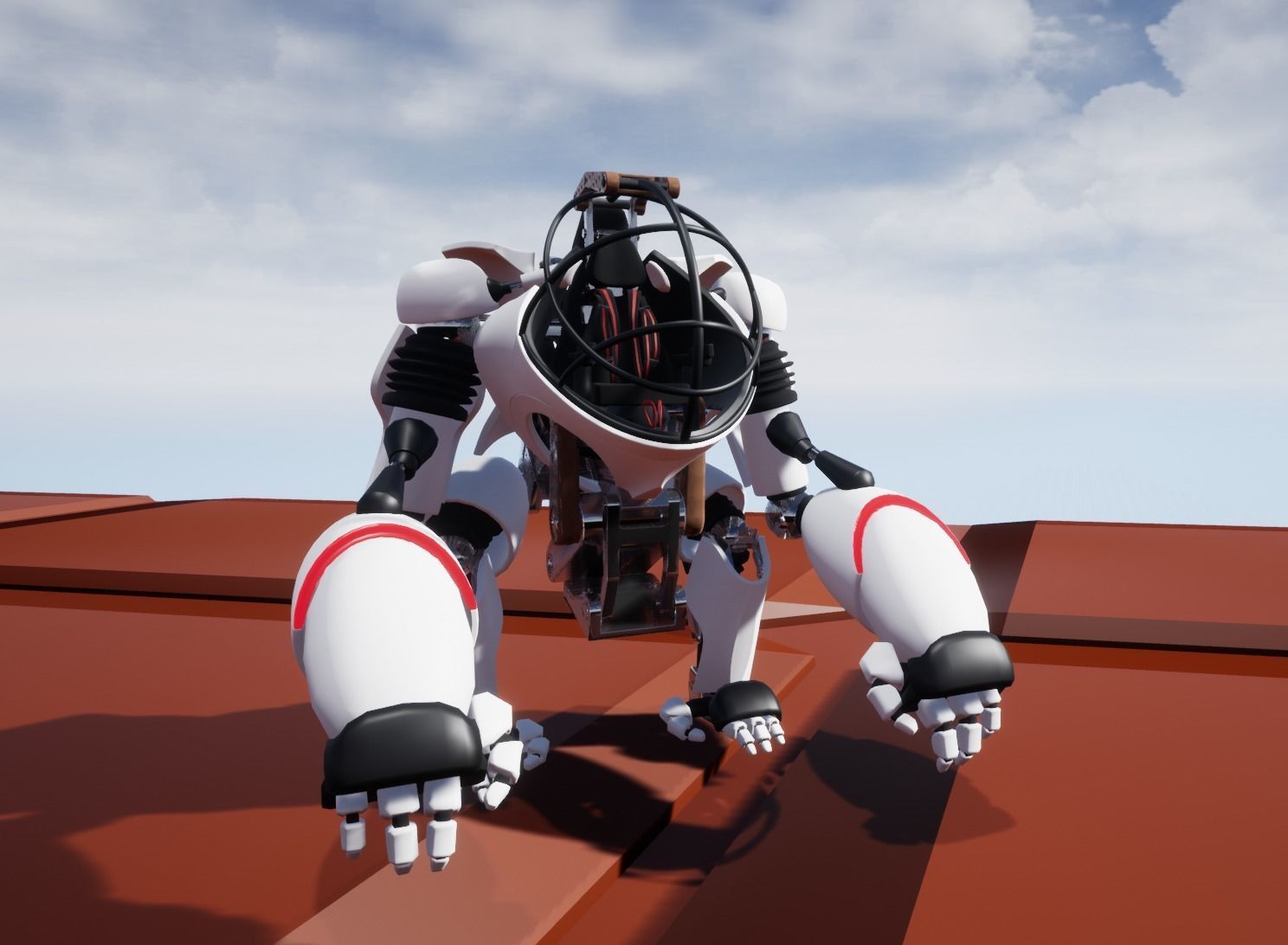 3D model Mech Gorilla Character VR / AR / low-poly | CGTrader