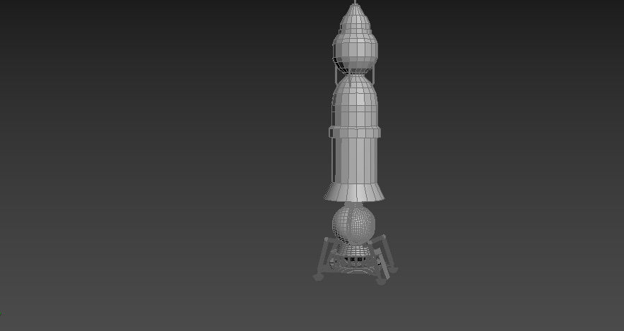 3D model N-1 rocket VR / AR / low-poly | CGTrader