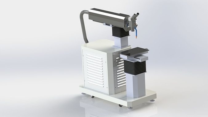 Laser welding impulse automatic mashine YAG Nd 3D model | CGTrader