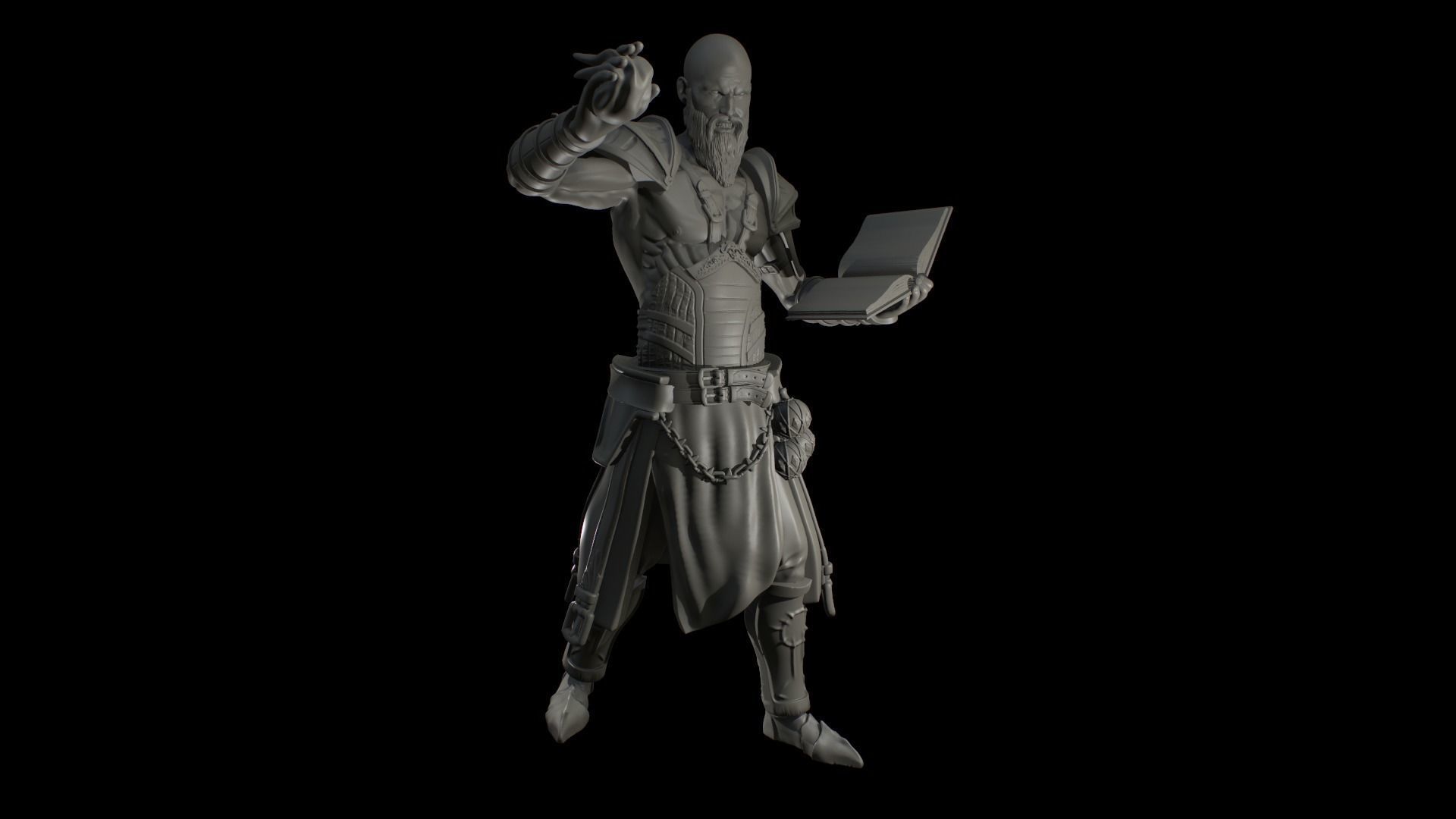 Warlock man 3D model 3D printable | CGTrader