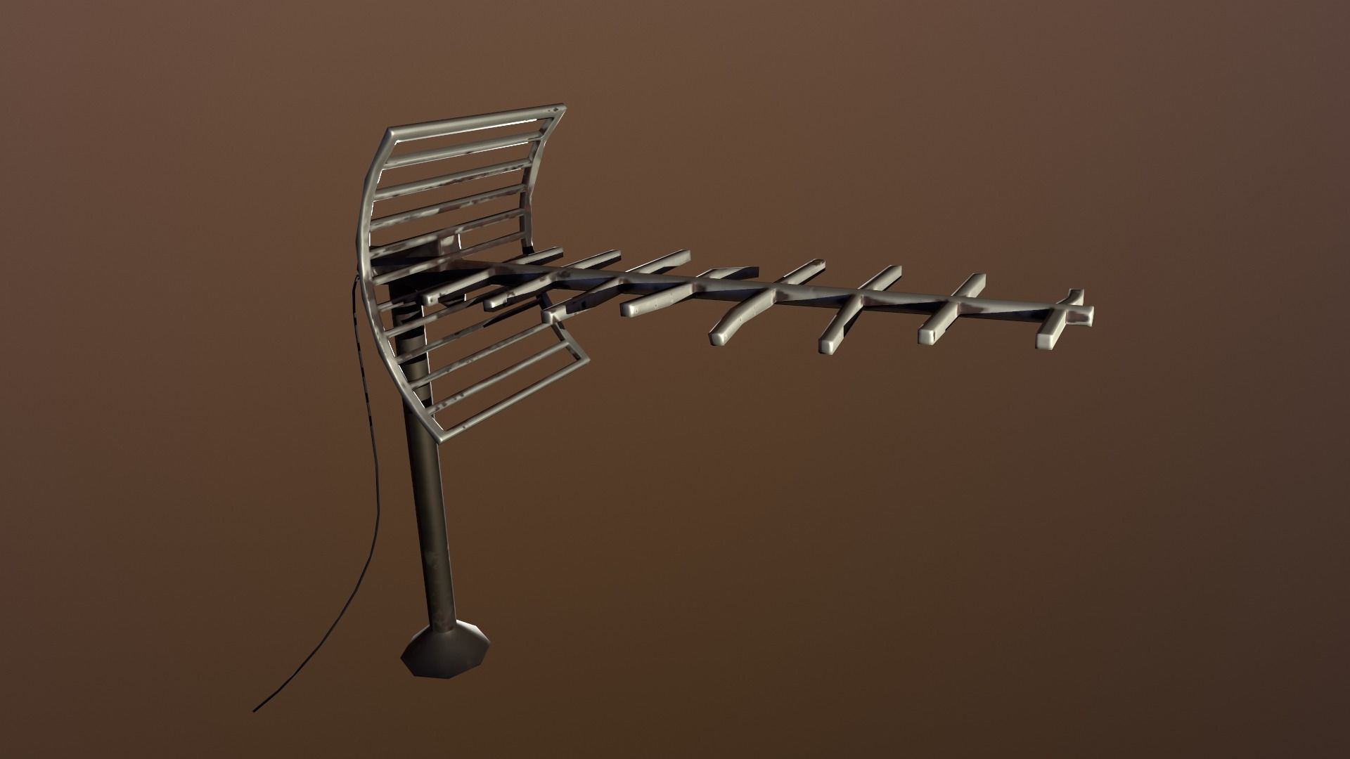 3D model Set of seven low poly antennas VR / AR / low-poly | CGTrader