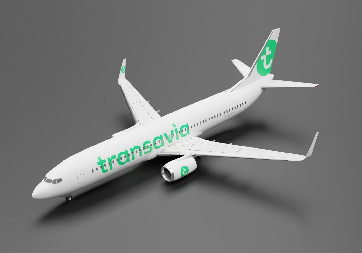 Boeing 737-800 Transavia 3D model | CGTrader