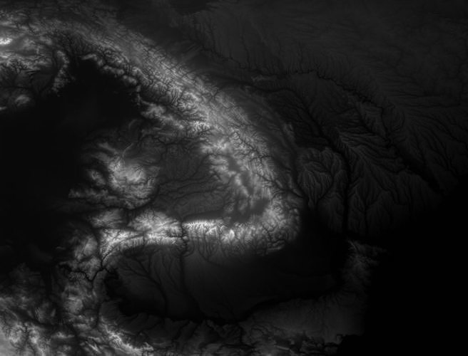 Romania High resolution 12k displacement heightmap and geometry Texture | CGTrader