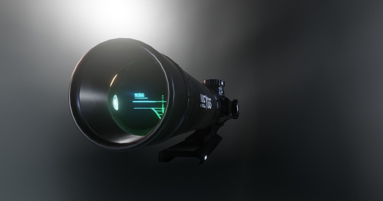 3D model TACTICAL Sniper Scope Game Ready VR / AR / low-poly | CGTrader