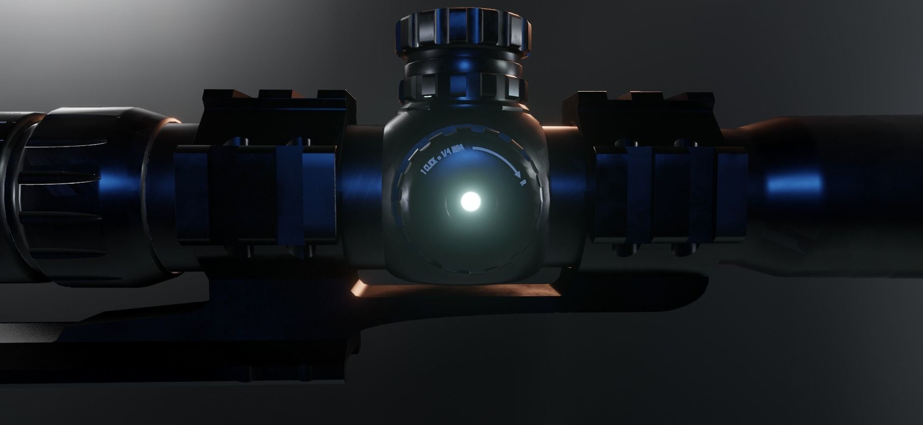 3D model TACTICAL Sniper Scope Game Ready VR / AR / low-poly | CGTrader