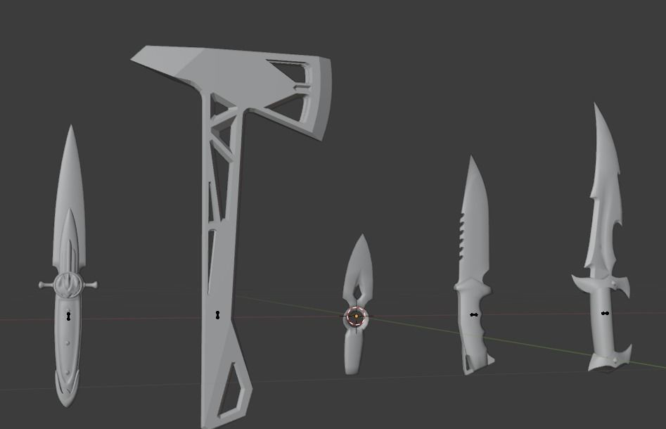 3D model Valorant design Melee Pack VR / AR / low-poly rigged | CGTrader
