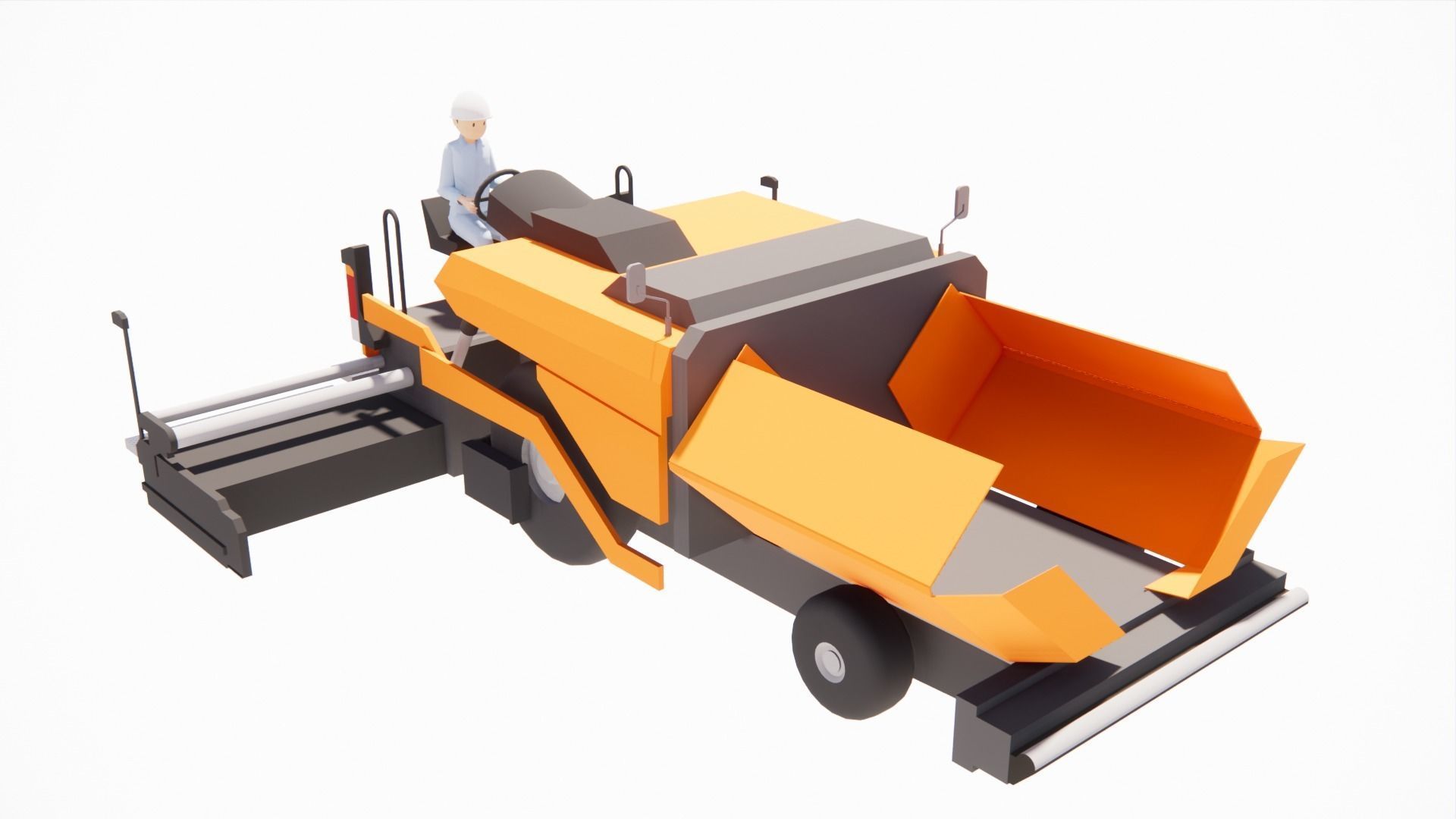 asphalt wiper truck 3D model 3D printable | CGTrader