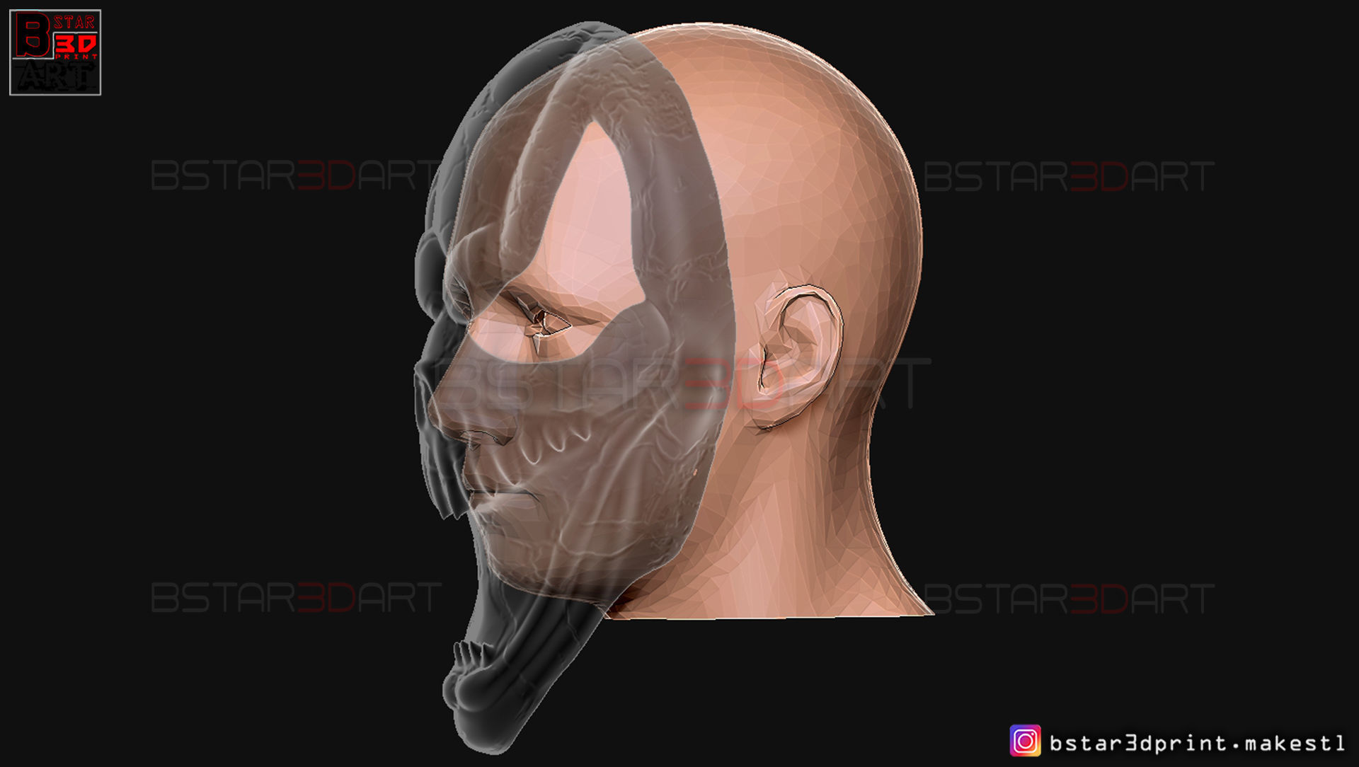 The Viper Ghost Face Mask - Dead by Daylight 3D model 3D printable ...