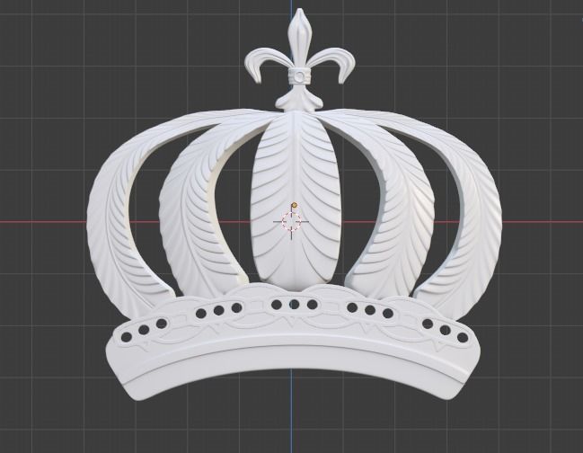 Crown 3D print model 3D model 3D printable | CGTrader