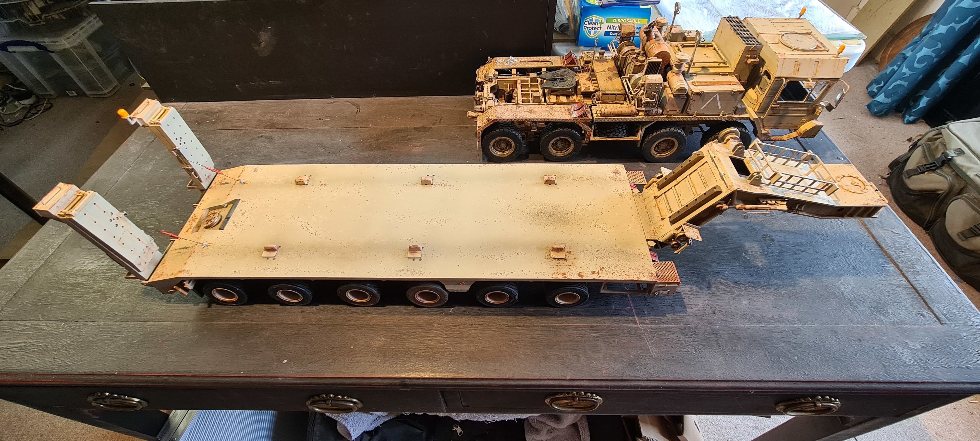 Faun SLT-56 Tank Transporter Trailer 3D model | CGTrader