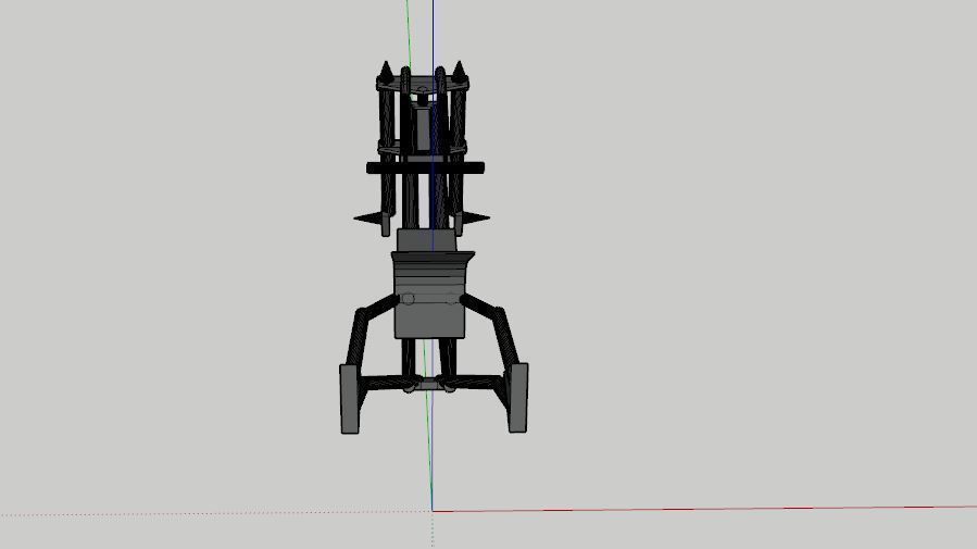 Basic Chopper Frame 3D model | CGTrader