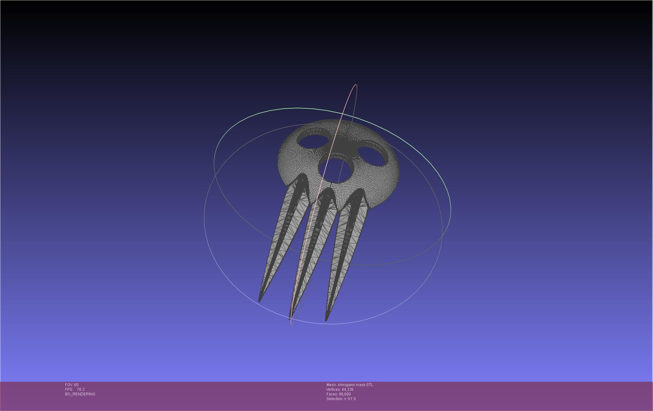 Soul Eater Shinigami Mask Printable Model 3D model 3D printable | CGTrader