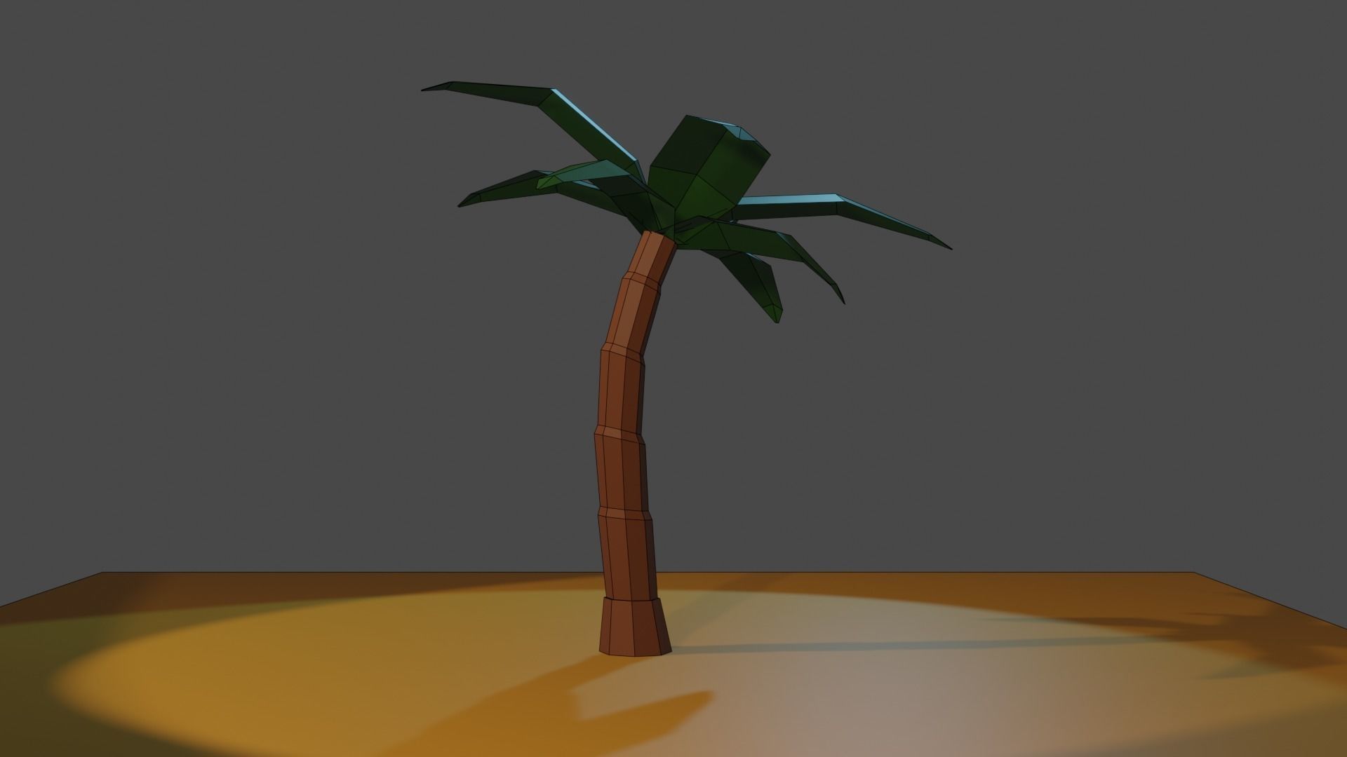 Low poly Palm tree free VR / AR / low-poly 3D model | CGTrader