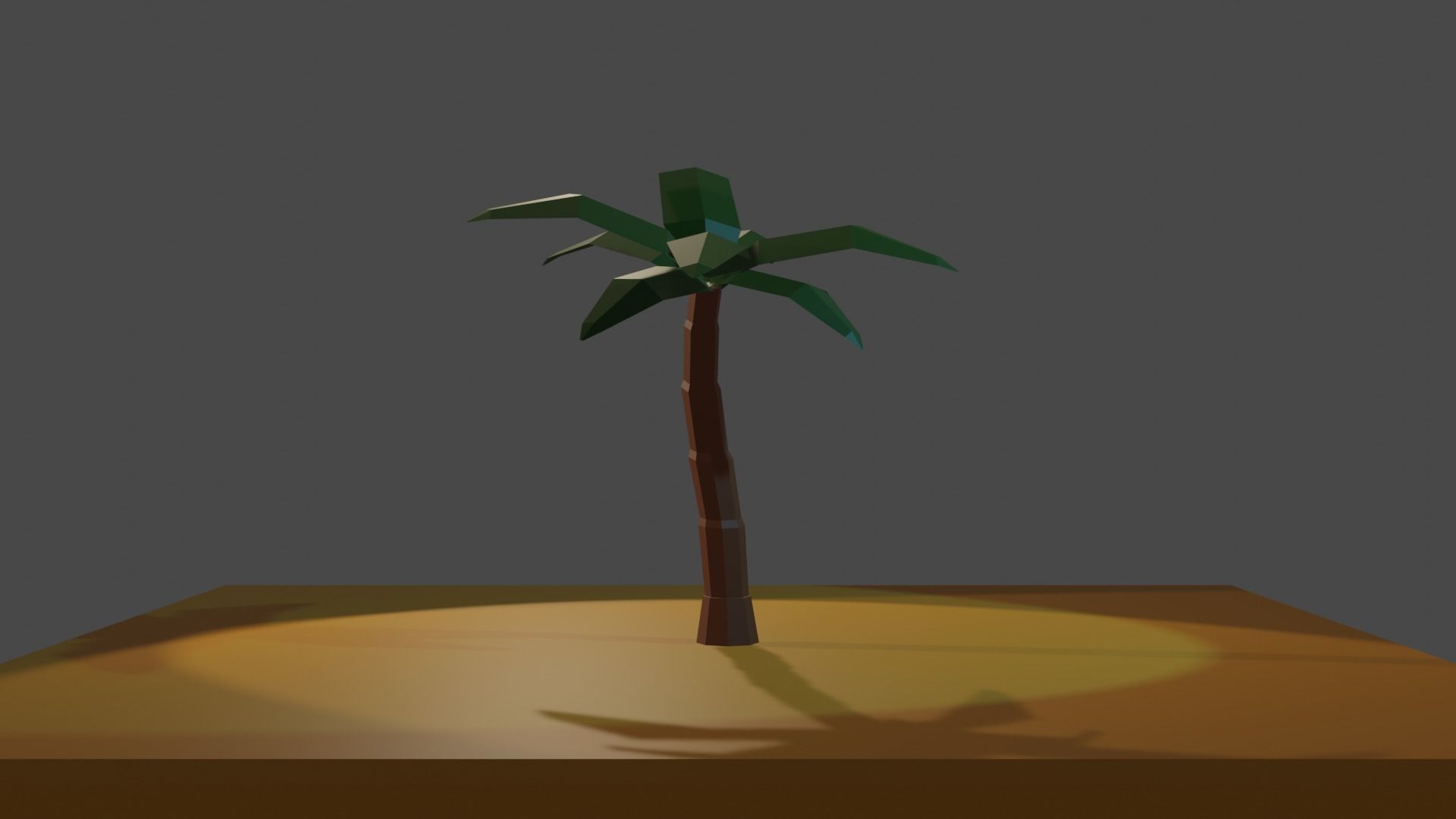 Low poly Palm tree free VR / AR / low-poly 3D model | CGTrader