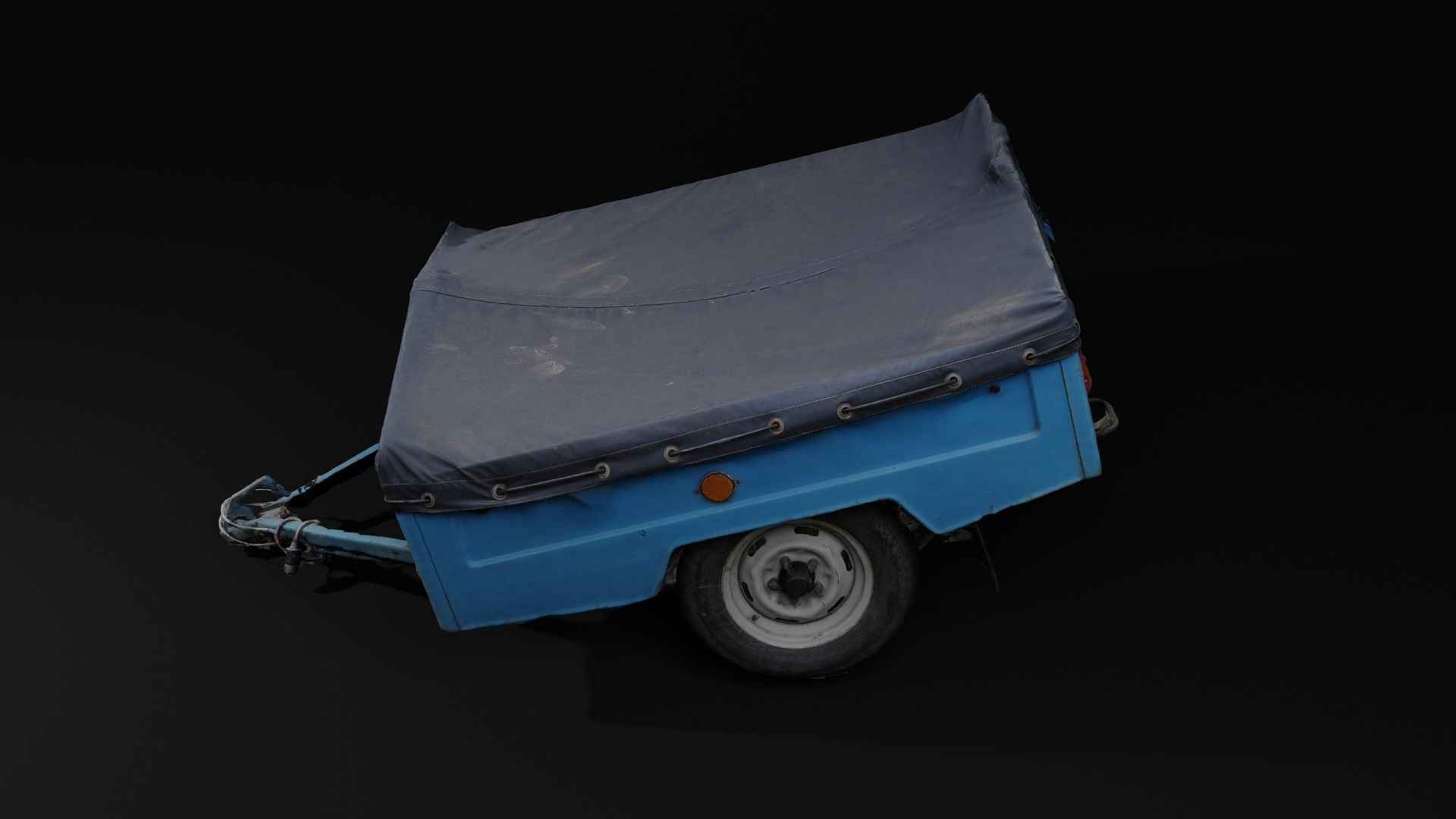 Old Soviet trailer photo scan 3D model | CGTrader